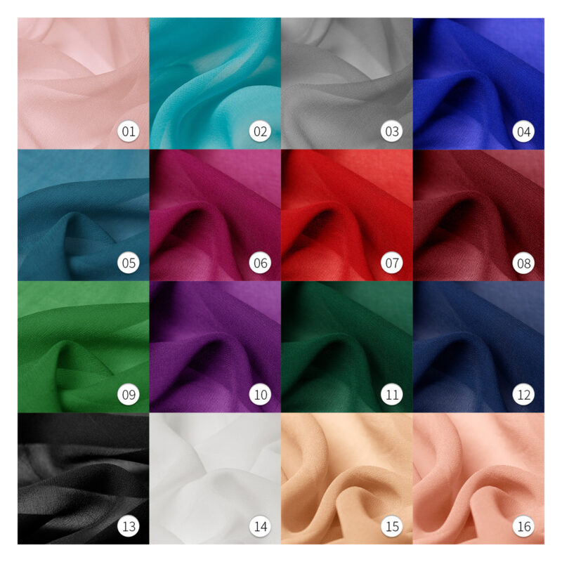 12momme Spandex Mulberry Silk georgette fabrics, 108cm luxury silk GGT ...