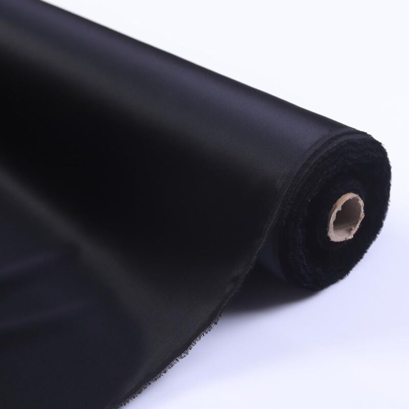 Black 16 momme silk charmeuse fabrics, White 100% mulberry silk satin ...